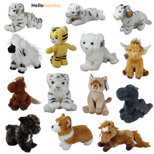 Jual Boneka Binatang Kuda Tiger Putih Singa Anjing Corgi Dragon Naga ...
