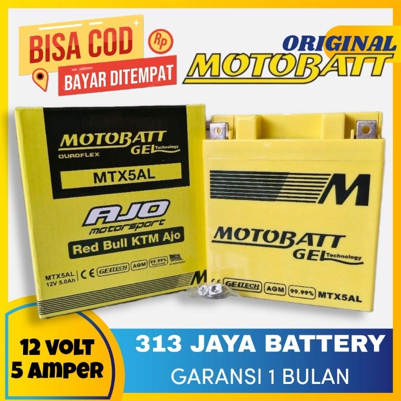 Jual AKI MOTOBATT GEL MTX5AL YAMAHA FIZ R ,RXZ / RZR , MIO SPORTY , MIO SMILE , VEGA ZR | Shopee ...
