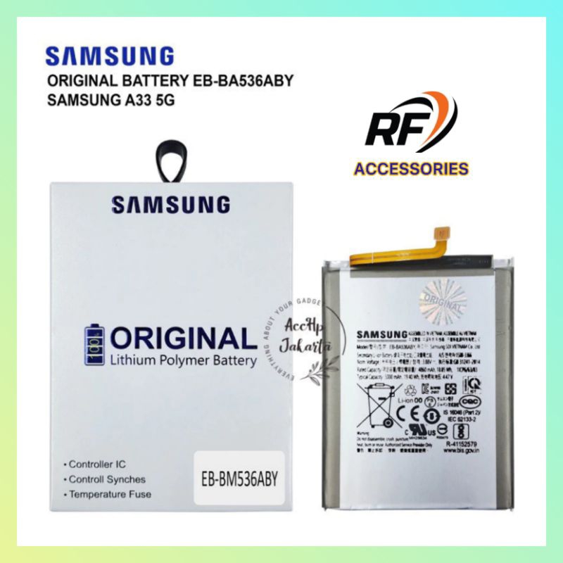 Jual Baterai Batre Samsung A33 5G EB-BA536ABY Batu Batrai A33 5g Battery Original 100% ...