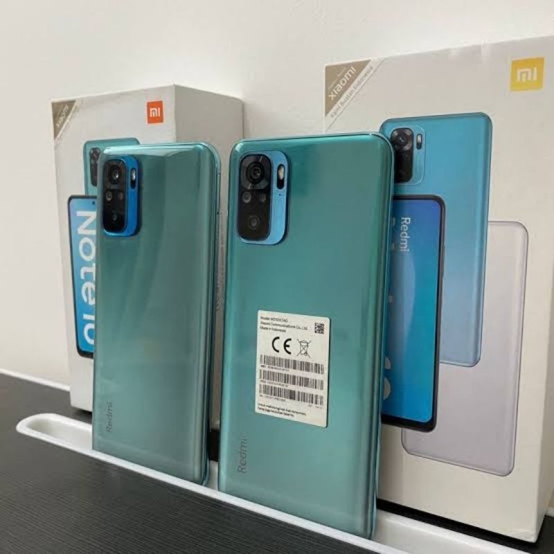 Jual REDMI NOTE 10 4/64 FULLSET SECOND | Shopee Indonesia