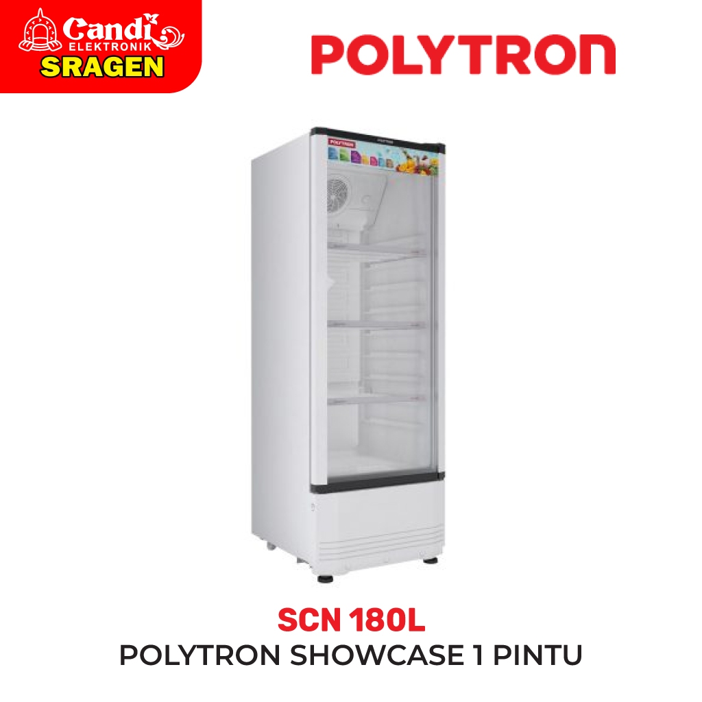 Jual POLYTRON Showcase Fastcool 180 Liter – SCN 180L | Shopee Indonesia