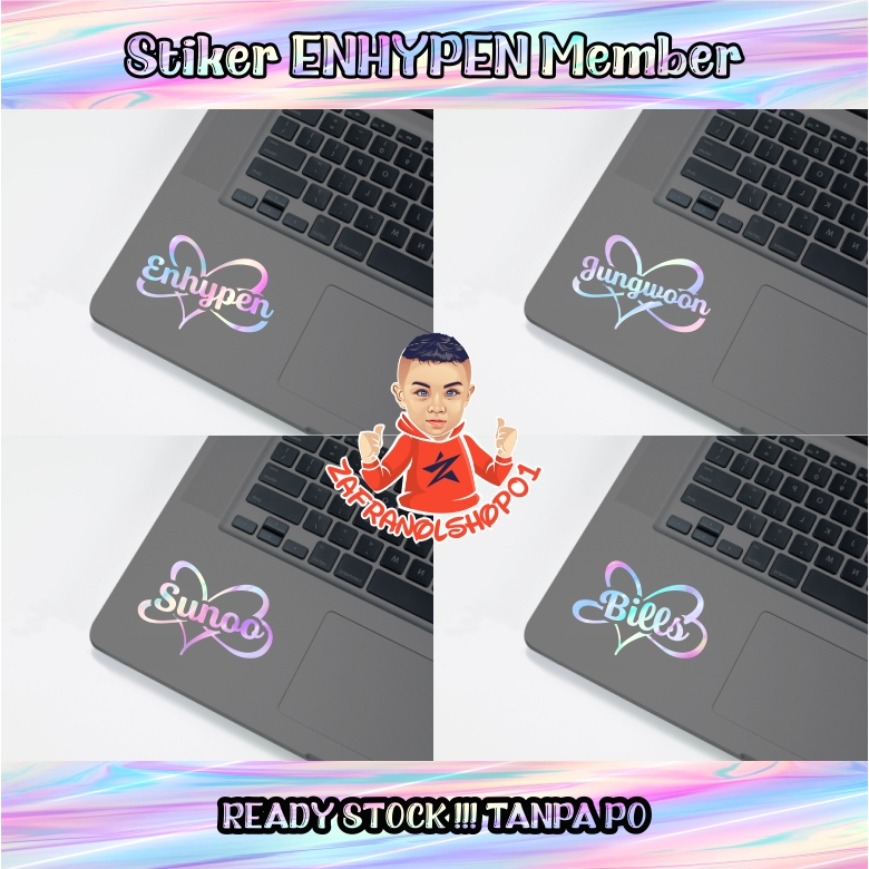 Jual Cutting Stiker ENHYPEN Member KPOP LIGHTSTICK Laptop | Shopee Indonesia