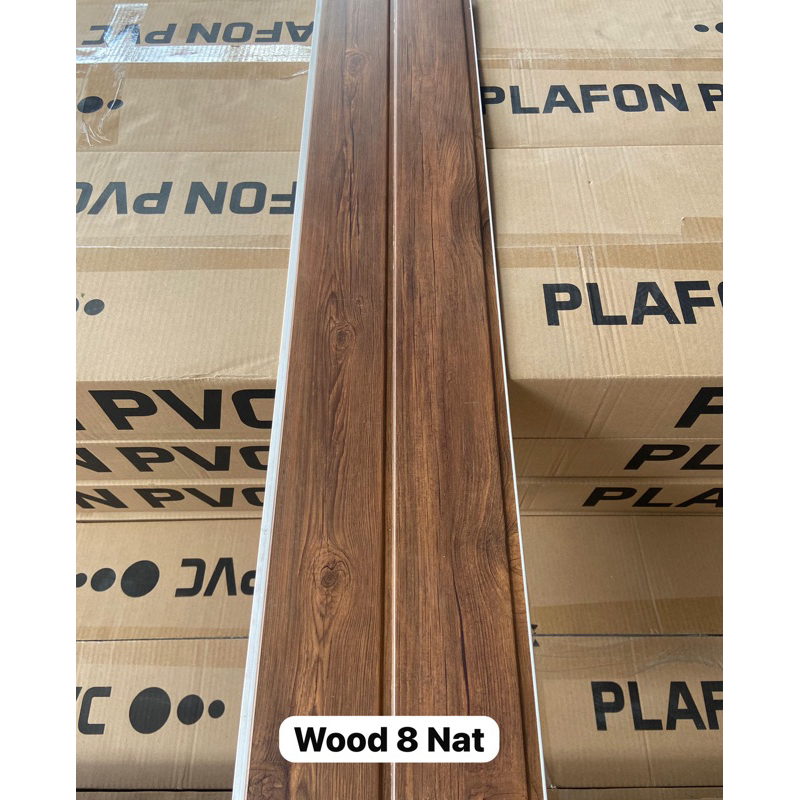 Jual plafon pvc doff wood8 natt (PERLEMBAR) | Shopee Indonesia