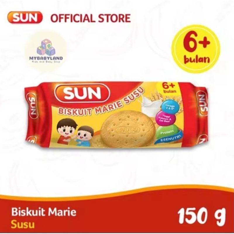 Jual SUN Snack Bayi | Sun Marie Biskuit | Sun Rusk Susu | SUN Biskuit ...