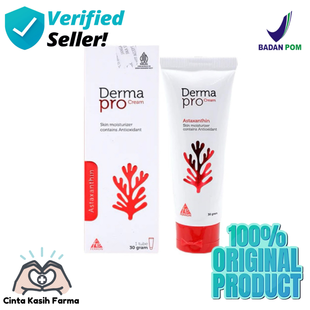 Jual Dermapro Cream Antioxidant Asatanthin | Shopee Indonesia