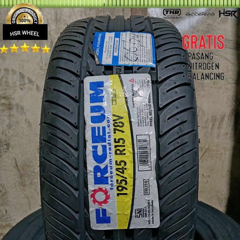 Jual Ban Mobil Racing R15 ukuran 195/45 enak buat harian Tubles-Free ...