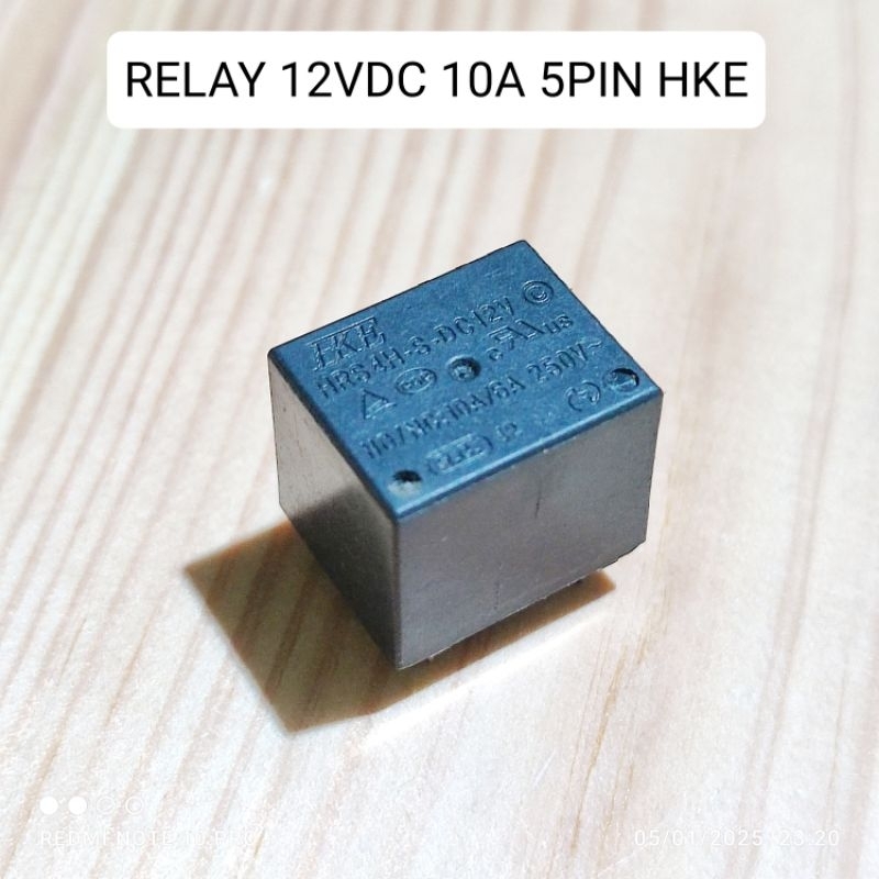 Jual RELAY HKE 12VDC 12V 10A 5PIN ASLI | Shopee Indonesia