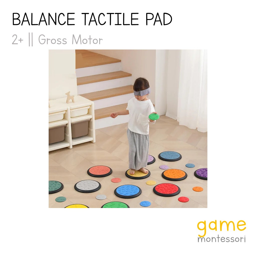 Jual Game Montessori Gross Motor Balance Tactile Pad | Shopee Indonesia