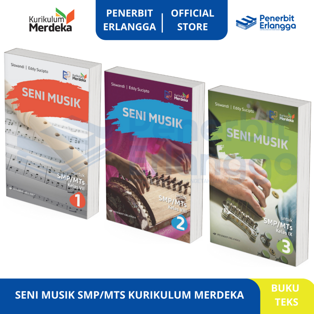 Jual [Erlangga Official] Seni Musik Smp/Mts Kelas 7 8 9 - Kurikulum Merdeka | Shopee Indonesia