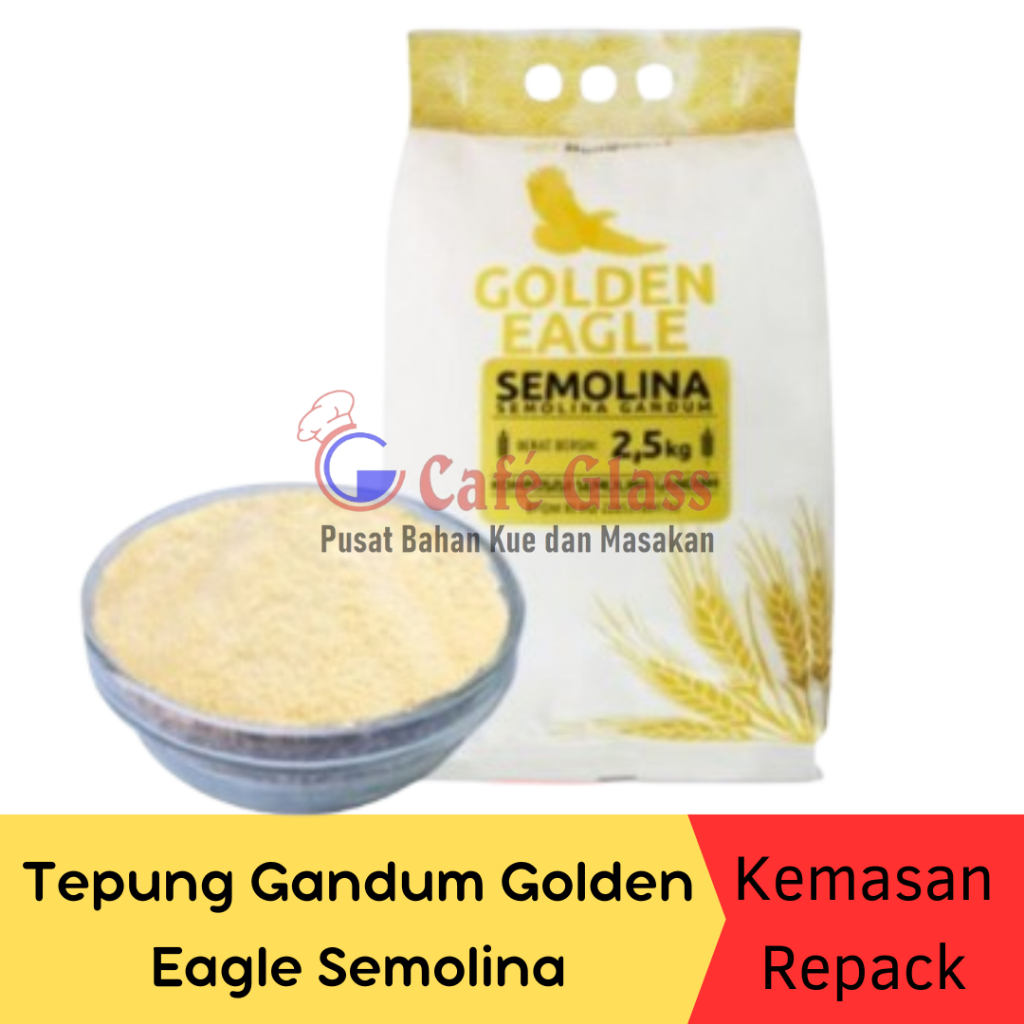 Jual Golden Eagle Semolina Tepung Gandum / Kemasan Repack-250Gr ...