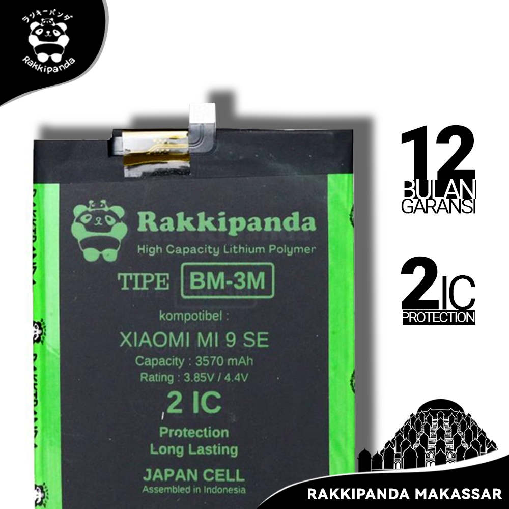 Jual Baterai HP RakkiPanda BM3M MI 9 SE Bergaransi Battery | Shopee ...