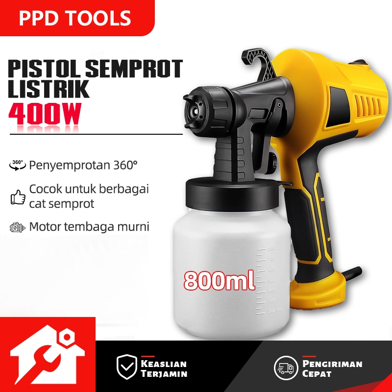 Jual PPD 800ml/450w Pistol Semprot Elektrik Tegangan Tinggi Daya Tinggi ...