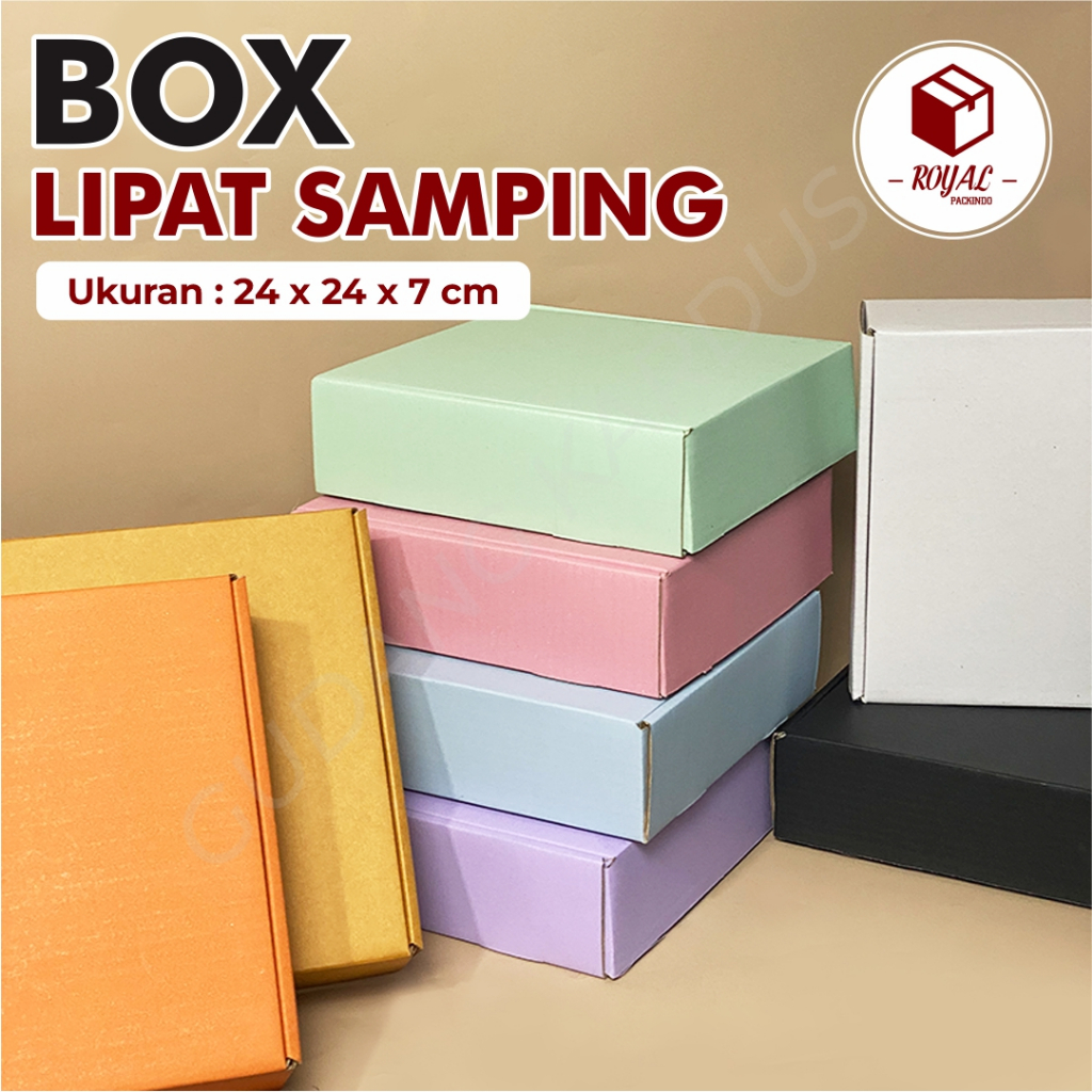 Jual Kardus / Box DC LS - size 24 x 24 x 7 cm Kardus/Packingbaju/Karton ...
