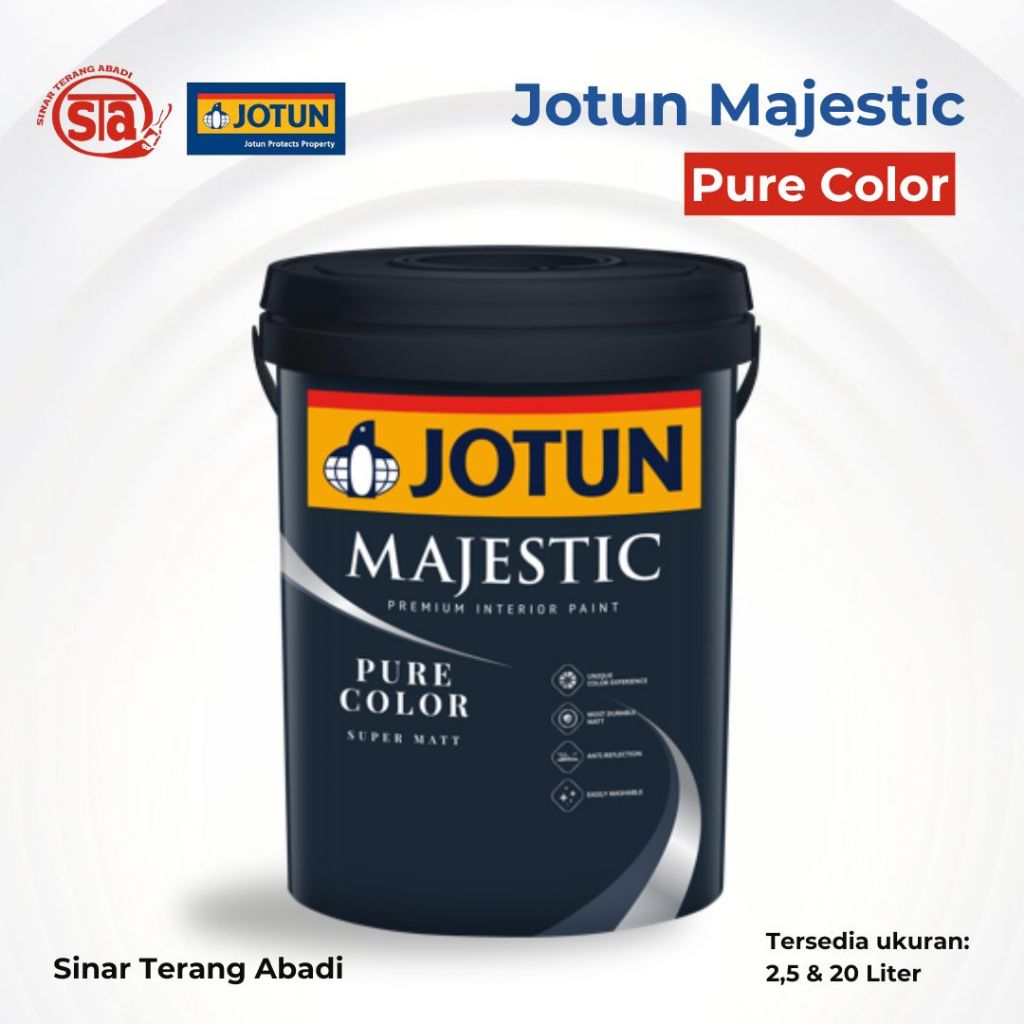 Jual Jotun Premium Majestic Pure Color 20Ltr 0471 Light Antique Base A ...