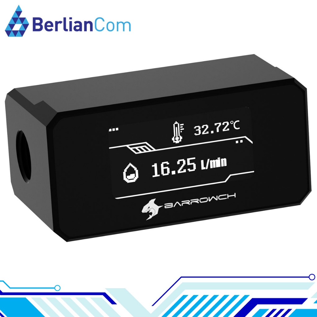 Jual BARROW FBFT07 Multimode OLED Water Temperature and Flow Meter ...