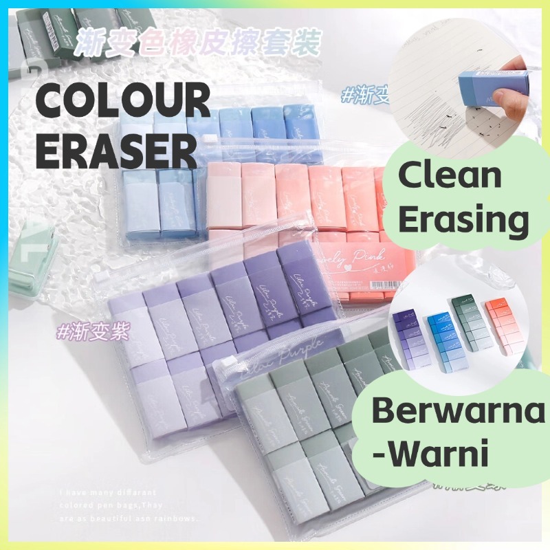 Jual Penghapus Karakter Lucu Eraser Warna Penghapus Aesthetic Murah ...