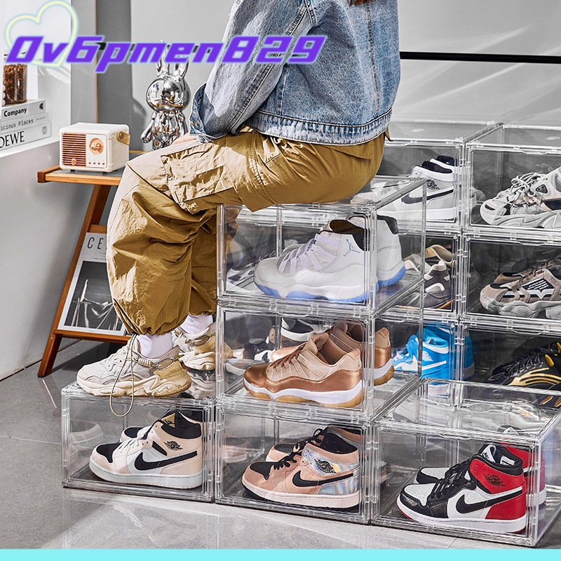 Jual Kotak Sepatu-Akrilik Box Tempat Penyimpanan Sepatu-Paket 1-6 Kotak ...