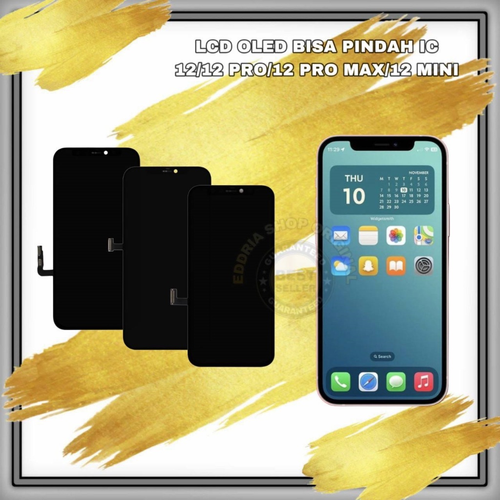 Jual LCD TOUCHSCREEN 12/12 PRO/12 PRO MAX/12 MINI OLED DD ORIGINAL BARU ...