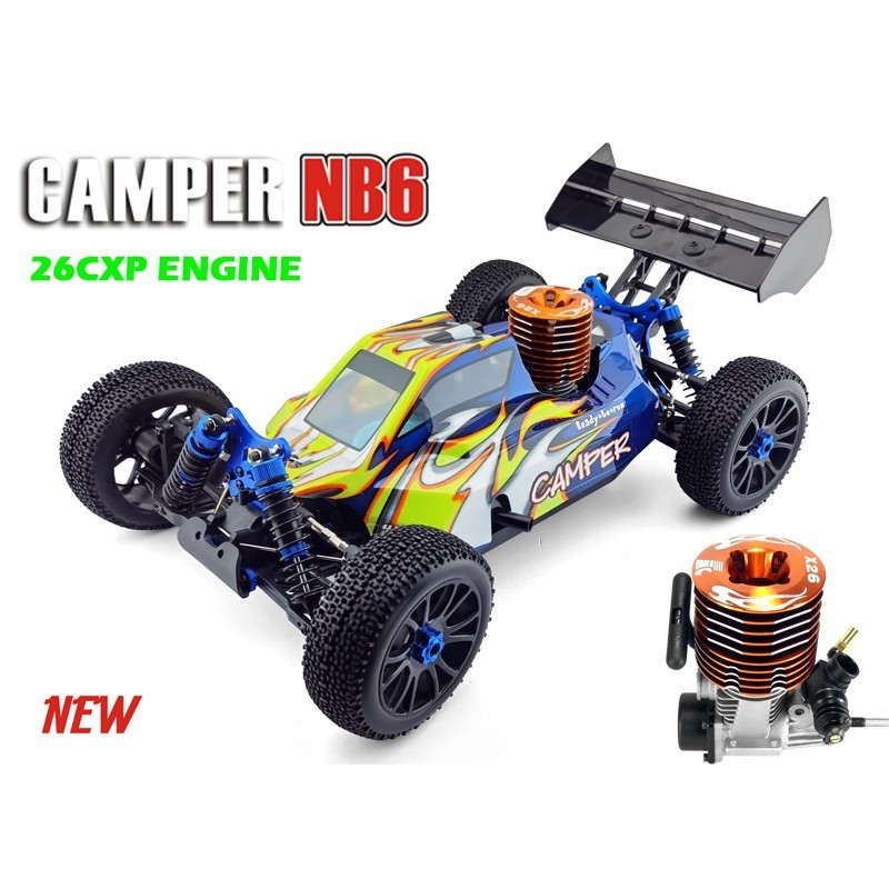 Jual HSP 94970 rc car engine nitro buggy off-road camper NB6 26CXP engine | Shopee Indonesia