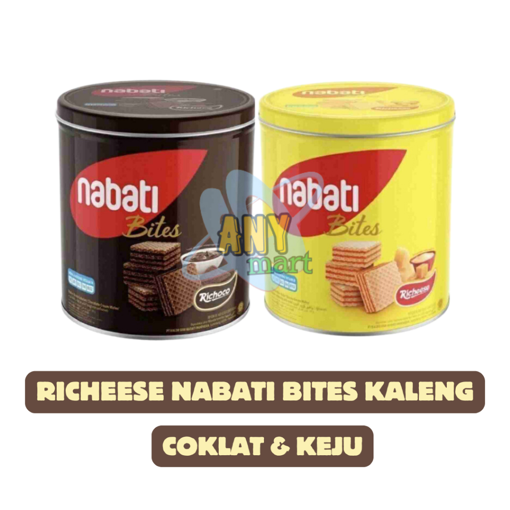 Jual Richeese Nabati Wafer Bites Kaleng | Shopee Indonesia