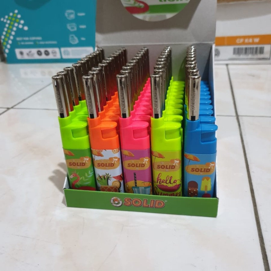 Jual Korek api Gas Solid Pemantik Estetik | Shopee Indonesia