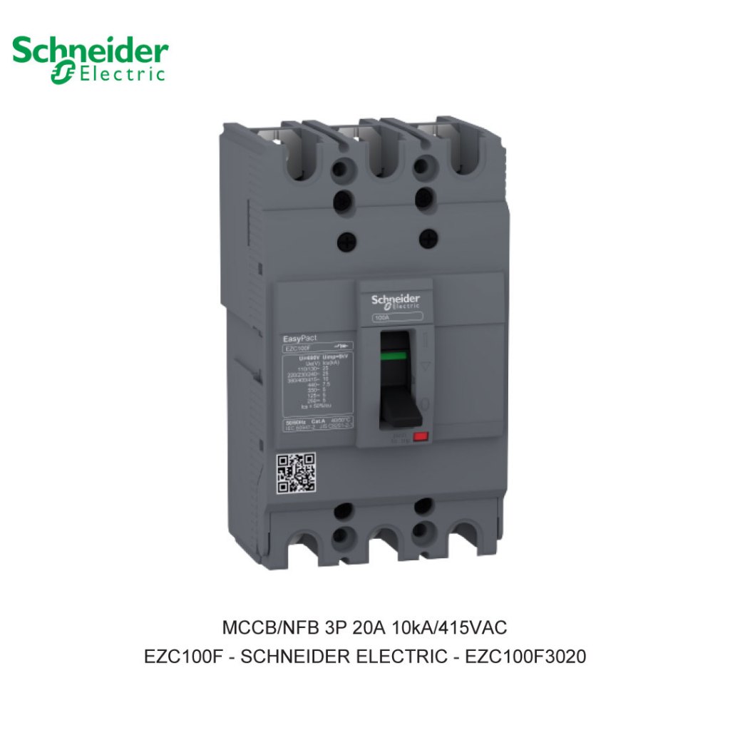 Jual MCCB SCHNEIDER EZC100F 3P/3T 20A 10kA - EZC100F3020 | Shopee Indonesia