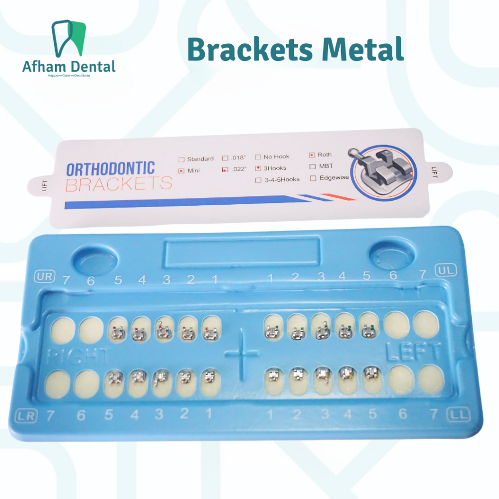Jual BRACKET MIM MINI ROTH 022 3 HOOK HOOK AFHAM DENTAL | Shopee Indonesia