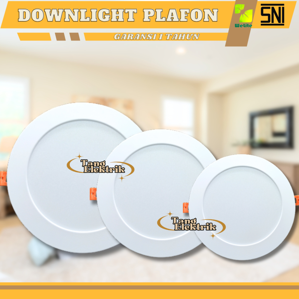 Jual Lampu Downlight LED Plafon Inbow Ceilling Panel Light Rumah 9W 12W ...