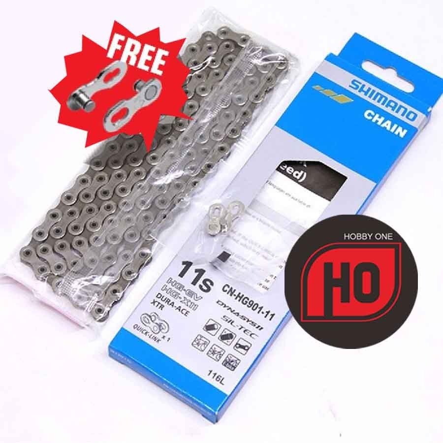 Jual SHIMANO DURA ACE XTR CN-HG901 - 11 Speed Super Narrow - Chain ...