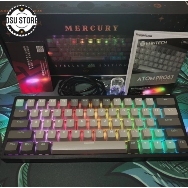Jual keyboard Fantech Atom Pro 68 Mercury - Red Switch | Shopee Indonesia
