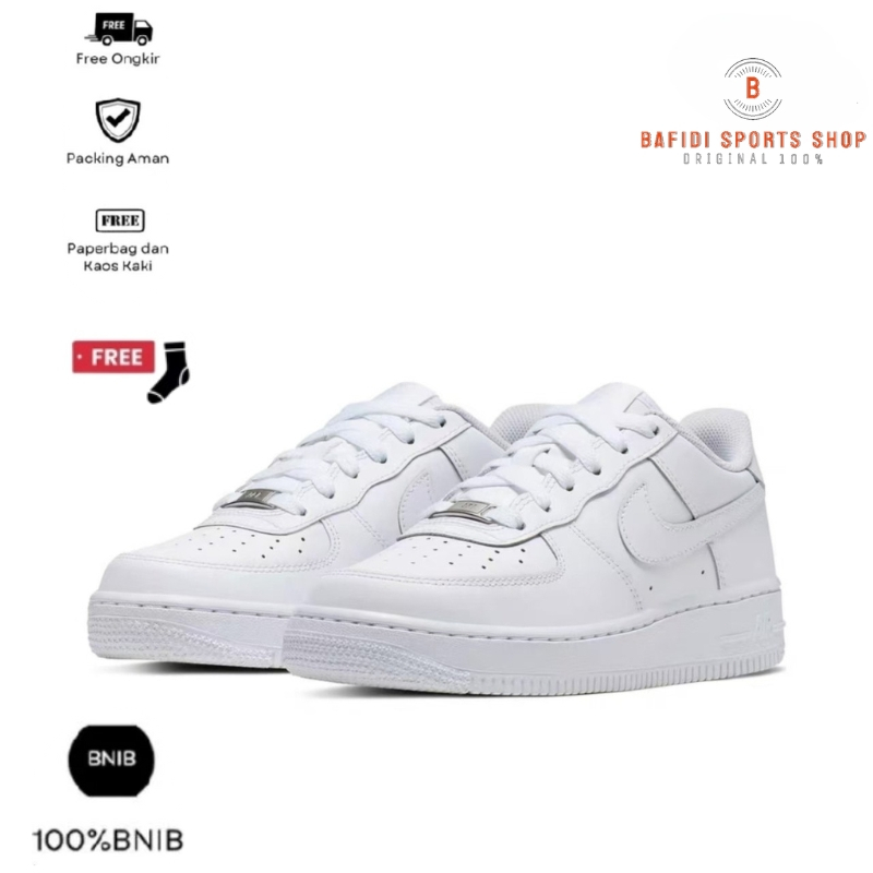 Jual Sepatu Putih Polos Pria Nike Air Force 1 Original Wanita Sepatu ...