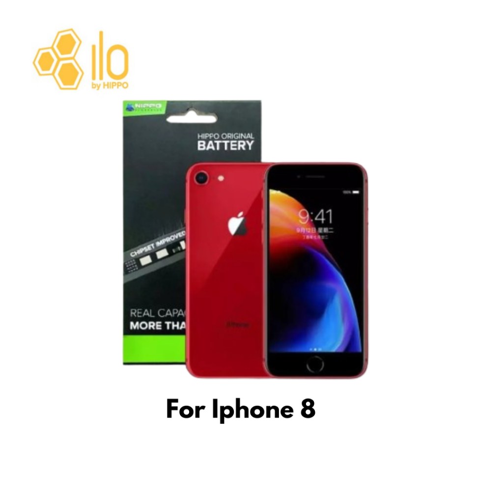 Jual Hippo Baterai Baterry 100% ORI iPhone 8 1821Mah Original Cell Original Batere Premium Batu ...