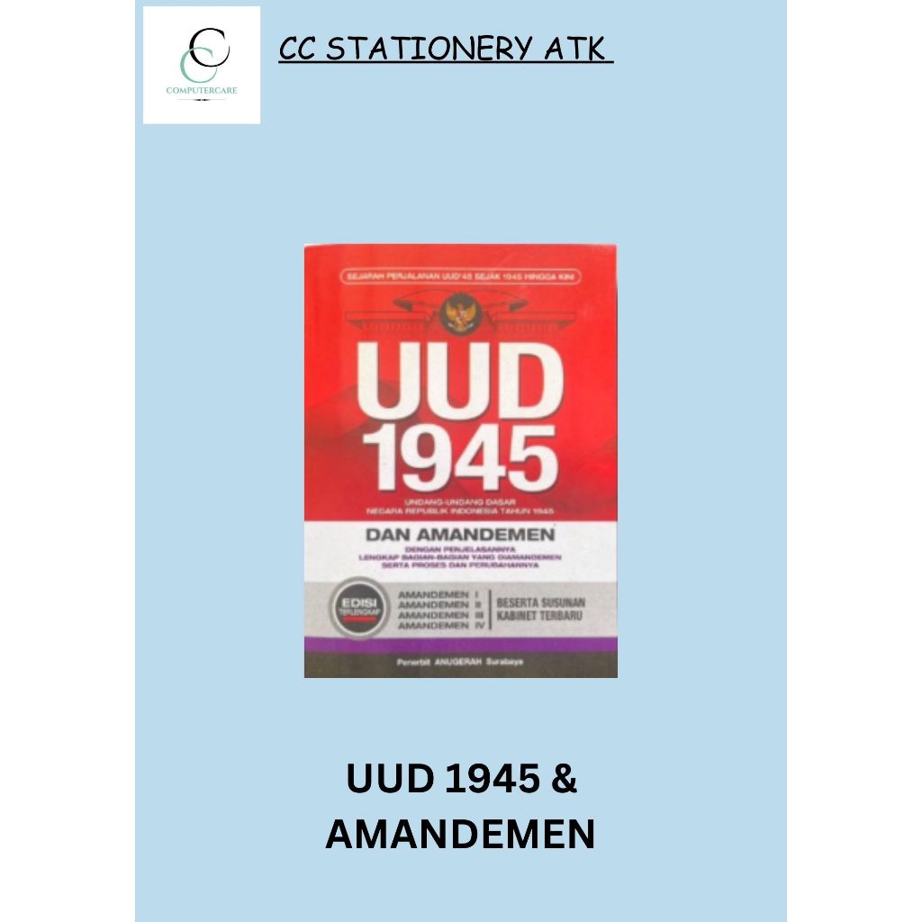 Jual Buku UUD 1945 & Amandemen Kecil | Shopee Indonesia
