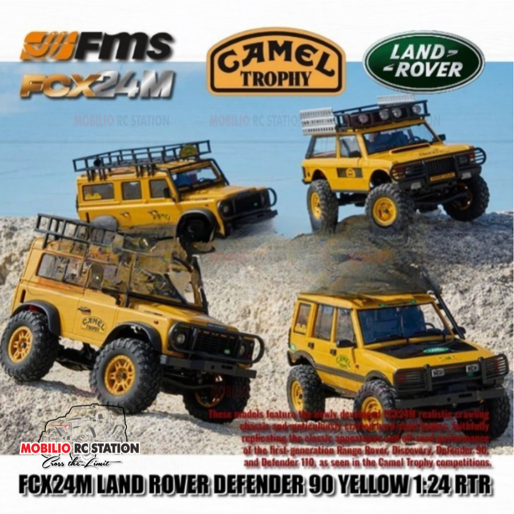 Jual FCX24M Land Rover Camel Trophy Edition Defender 90 Discovery Range ...