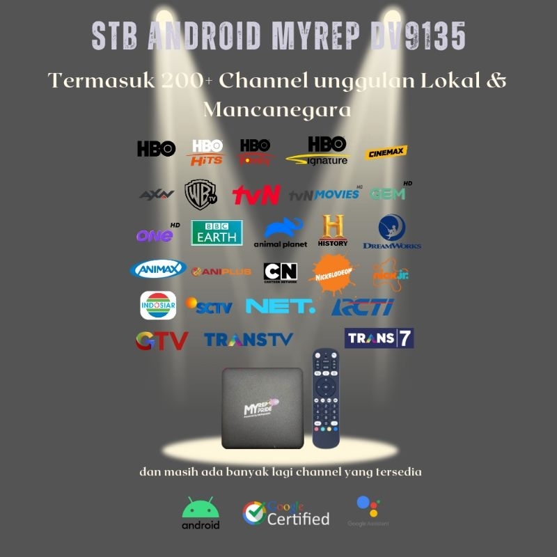 Jual STB Android MyRep DV9135 CFW Root & Full Aplikasi Siap Pakai ...