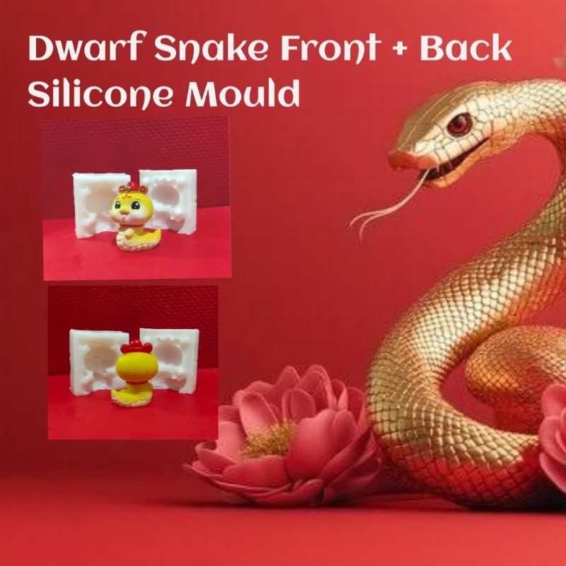 Jual Cetakan Imlek Ular CNY Chinese New Year Dwarf Snake Silicone Mould ...