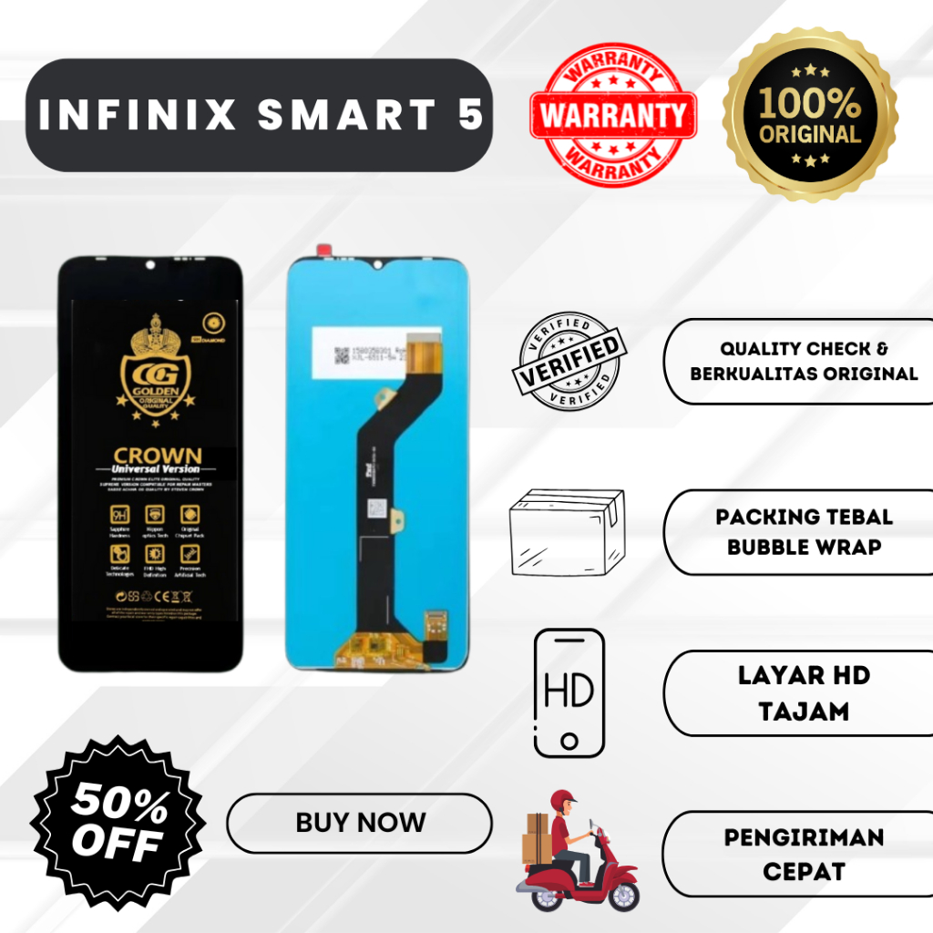 Jual LCDI INFINIX X657 / X657B / SMART 5 TOUCHSCREEN FULLSET COMPLETE ORIGINAL | Shopee Indonesia