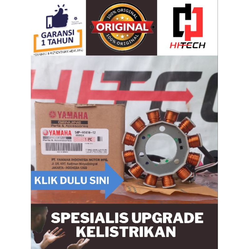Jual 𝗛𝗶-𝗧𝗘𝗖𝗛 - SPUL FULLWAVE MIO J MIO GT FINO XRIDE SOUL GT ORIGINAL ...