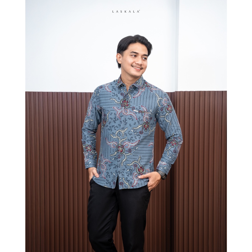 Jual Laskala Premium Batik - Tanjung | Slimfit | Shopee Indonesia