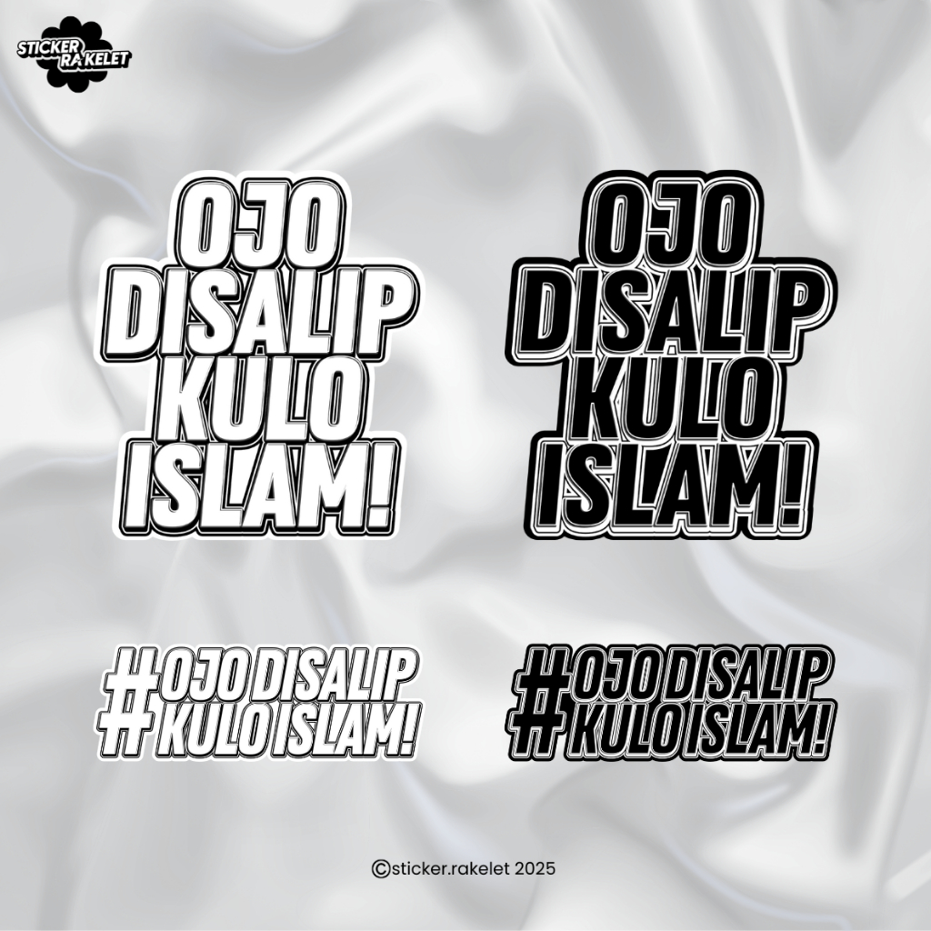 Jual STICKER OJO DISALIP KULO ISLAM | Shopee Indonesia
