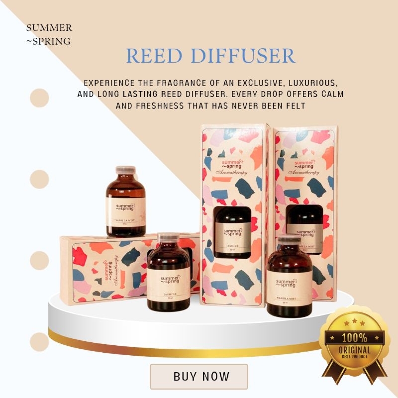 Jual REED DIFFUSER PENGHARUM RUANGAN SUMMER SPRING PENGHARUM KAMAR ...