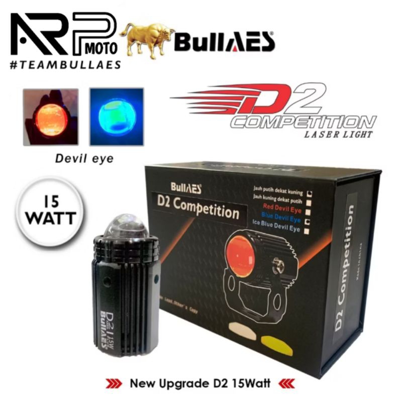 Jual LAMPU TEMBAK D2 LASER ORIGINAL BULLAES 15WATT SERI TERBARU PLUS ...