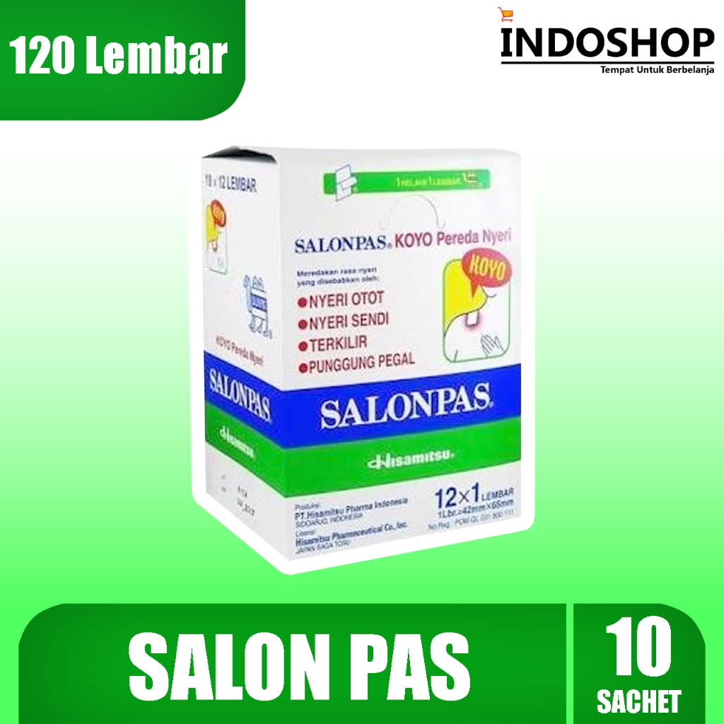 Jual Koyo Salonpas 1 Box (10 Sachet = 120 Pcs) | Shopee Indonesia