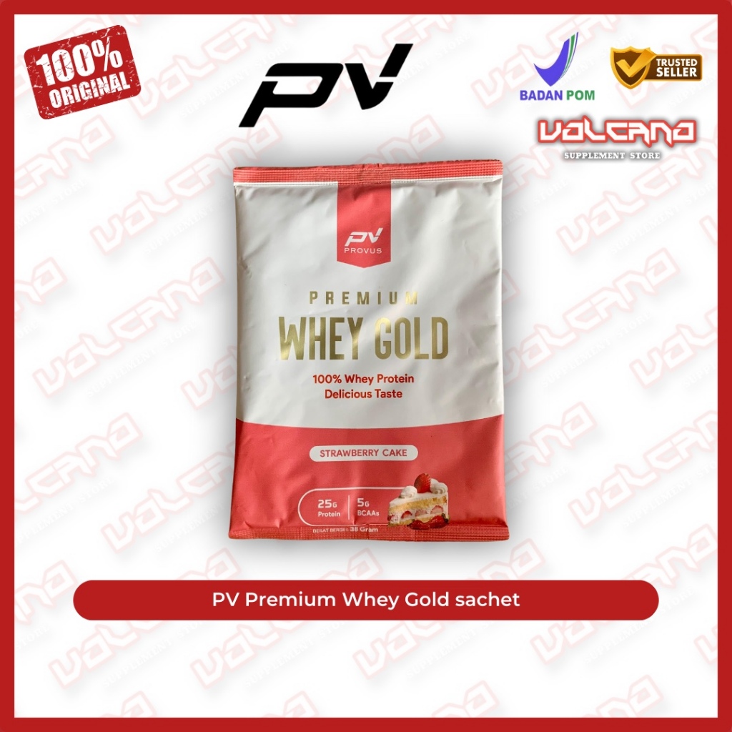 Jual Provus Premium Whey Gold sachet PV protein konsentrat | Shopee ...