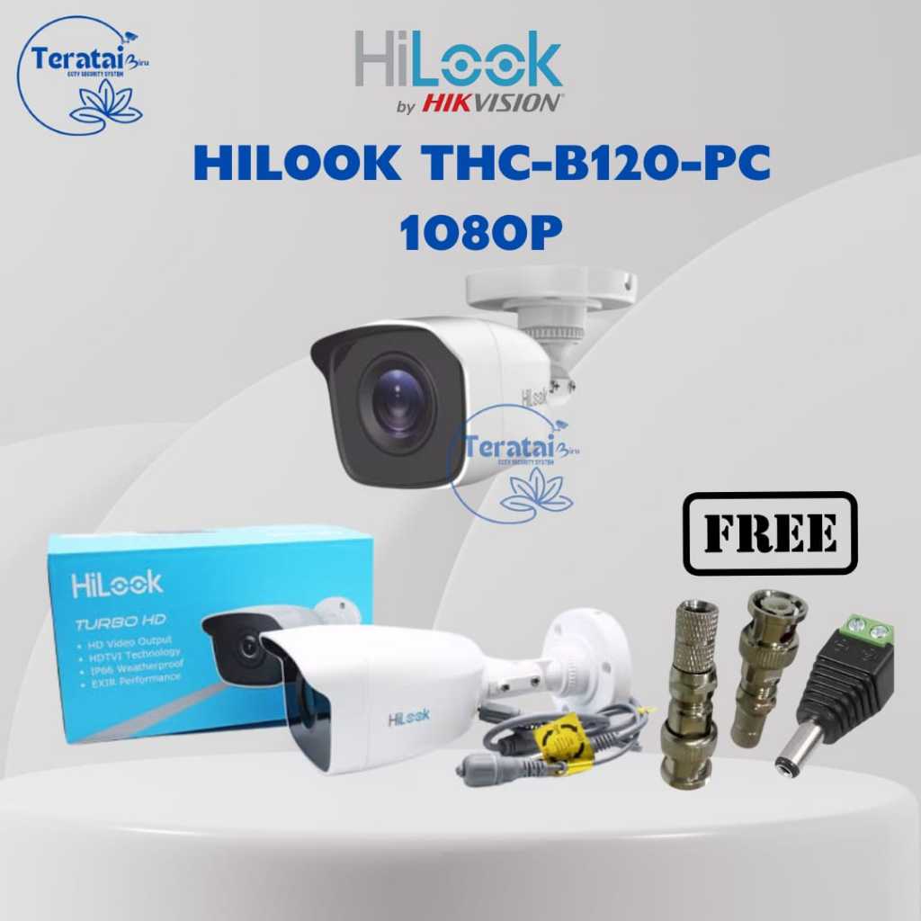 Jual KAMERA CCTV HILOOK 2MP THC-B120-PC 2MP OUTDOOR BY HIKVISION FREE KONEKTOR DRAT CCTV CAMERA ...