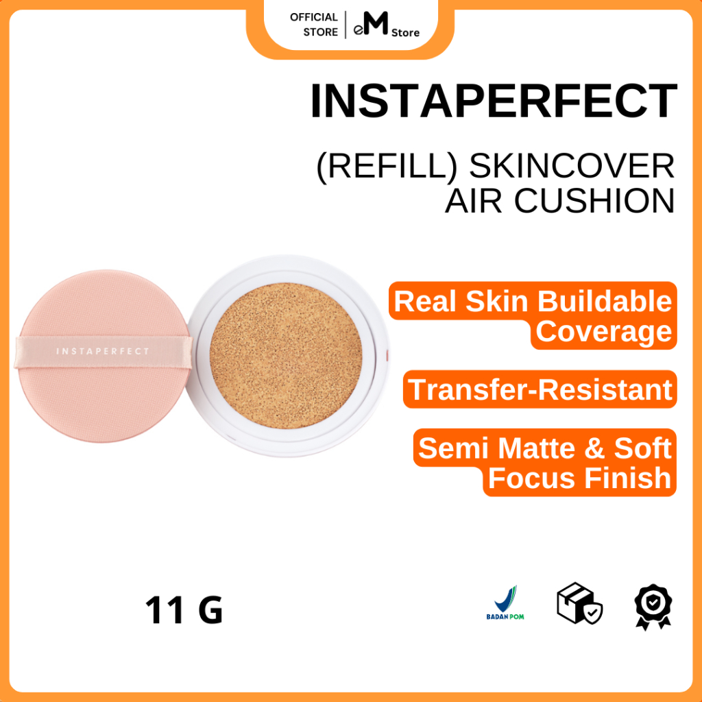 Jual Instaperfect Refill Skincover Air Cushion 11g (Real Skin Buildable ...