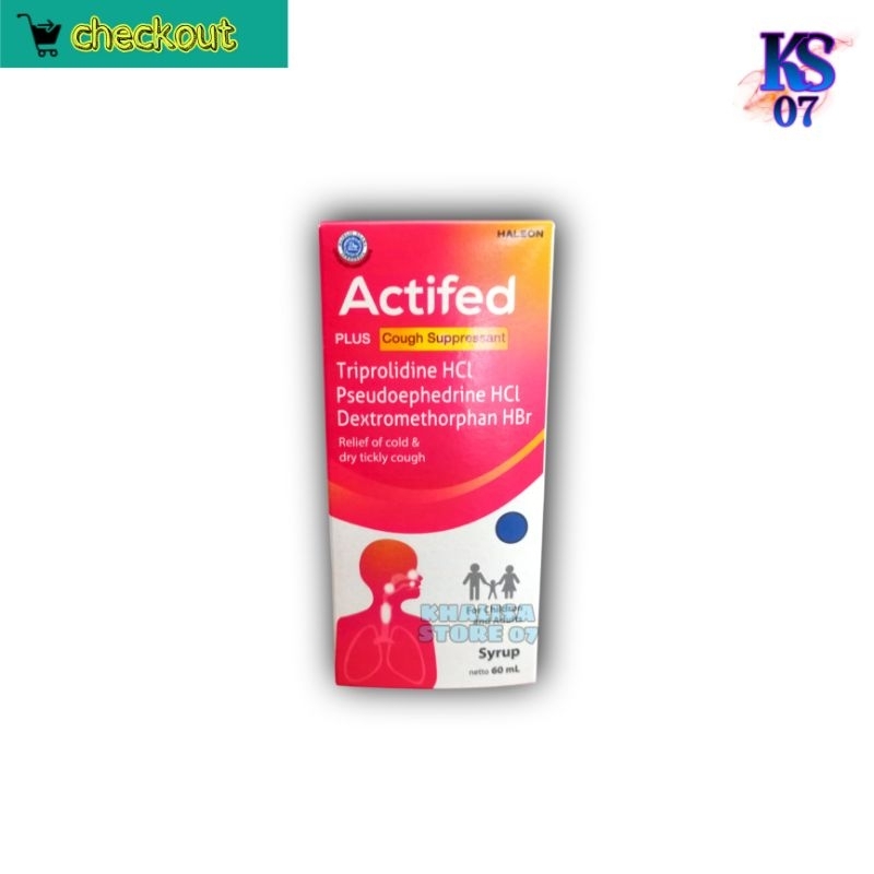 Jual Actifed Plus Cough Suppressant Sirup / Actifed | Shopee Indonesia