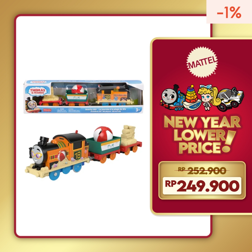 Jual NEW LOOK Thomas & Friends Beachy Nia - Mainan Kereta Anak | Shopee ...