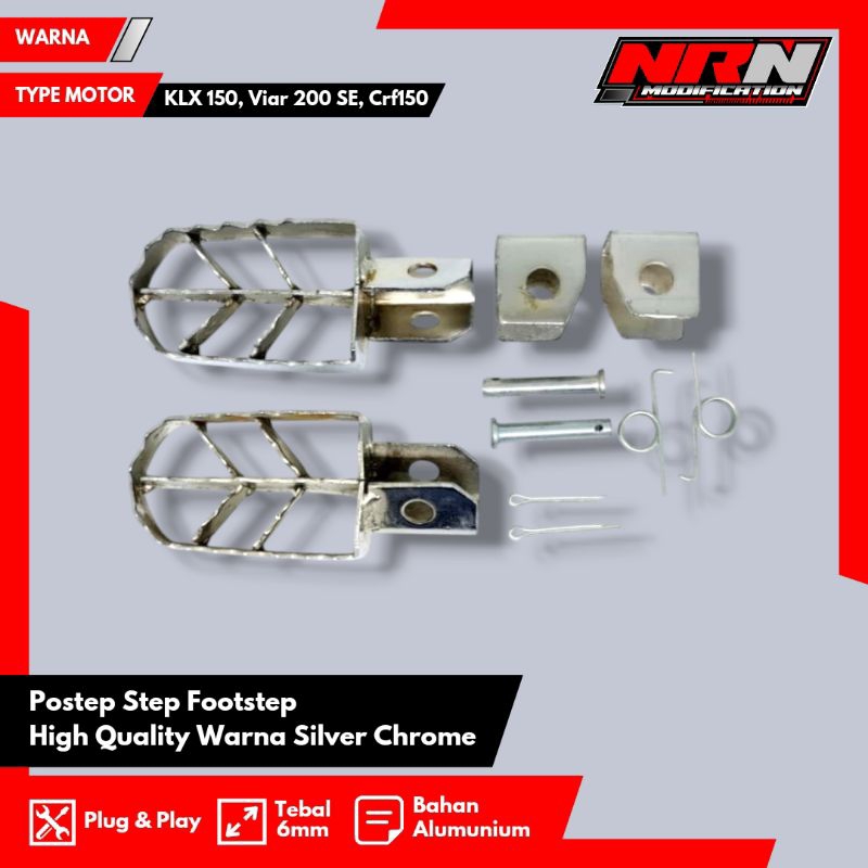 Jual Footstep KLX Depan Step KLX Depan Postep KLX Step Trail Universal ...