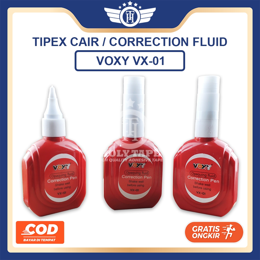 Jual Tipe-X Cair VOXY VX-01 – Penghapus Tinta Cair Berkualitas untuk Hasil Tanpa Bekas | Shopee ...